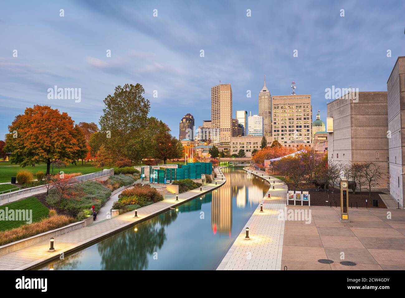 Indianapolis indiana canal hi-res stock photography and images - Alamy