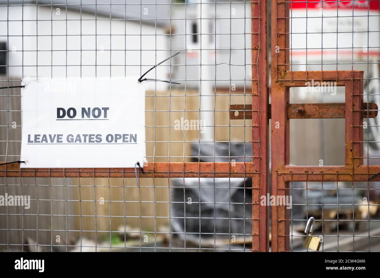 Workers entrance gate construction site hi-res stock photography and ...
