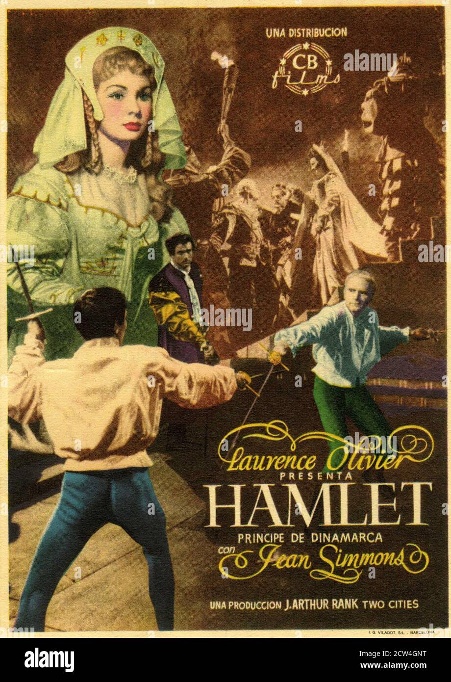 Laurence Olivier Hamlet Poster