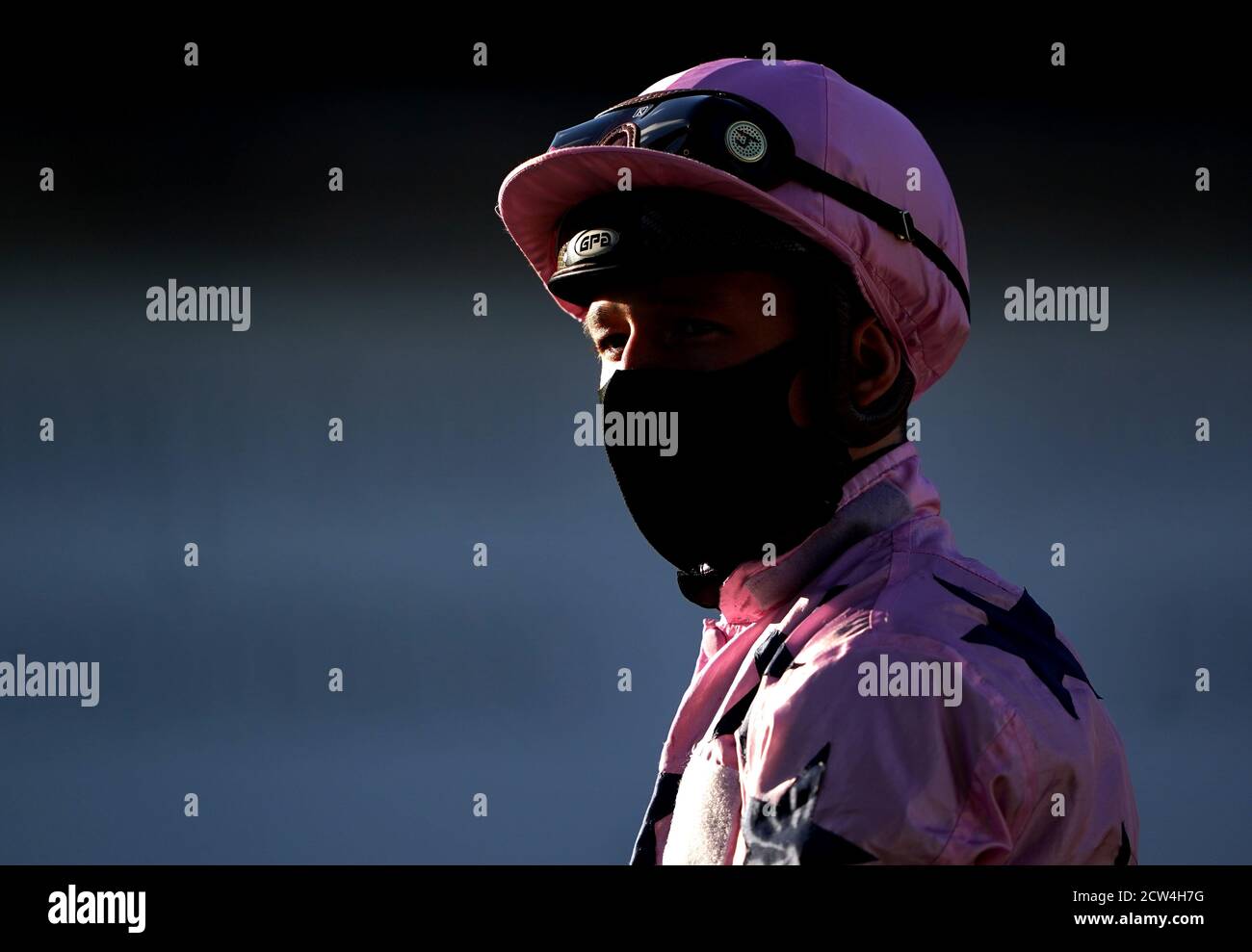 Jockey Jason Watson at Nottingham Racecourse Stock Photo - Alamy