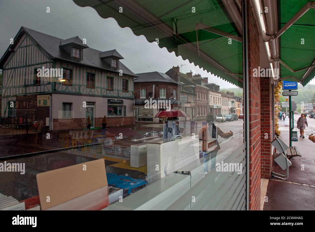 Street of Ry, France Stock Photo - Alamy