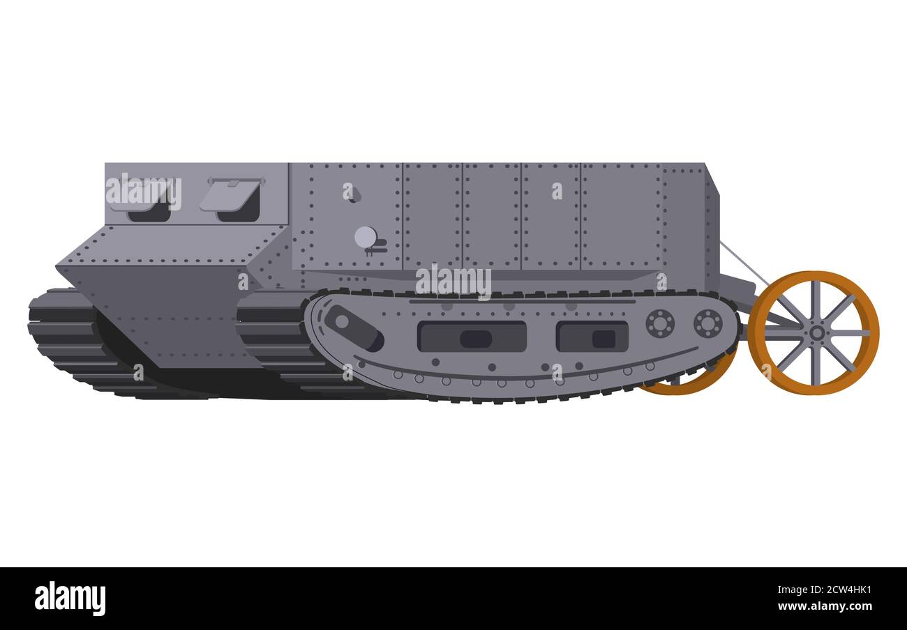 British ww1 tanks Stock Vector Images - Alamy