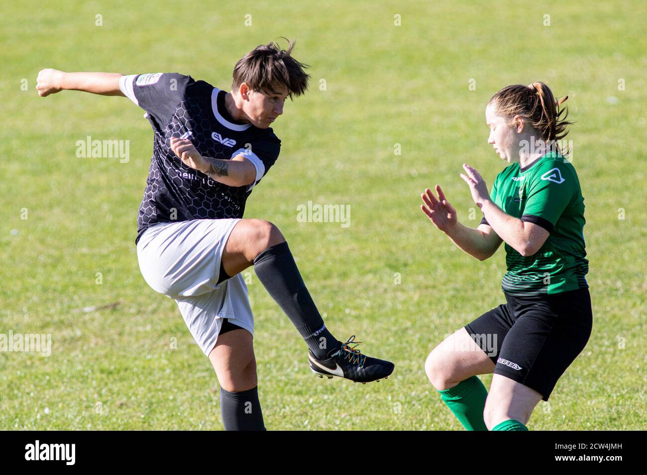 Port Talbot Town v Aberystwyth Town at Victoria Road in the Welsh Premier Women's League on the ...