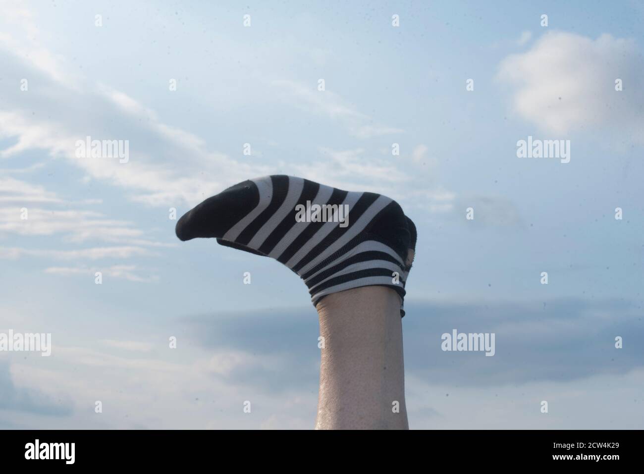 Legs feet without shoes on hi-res stock photography and images - Alamy