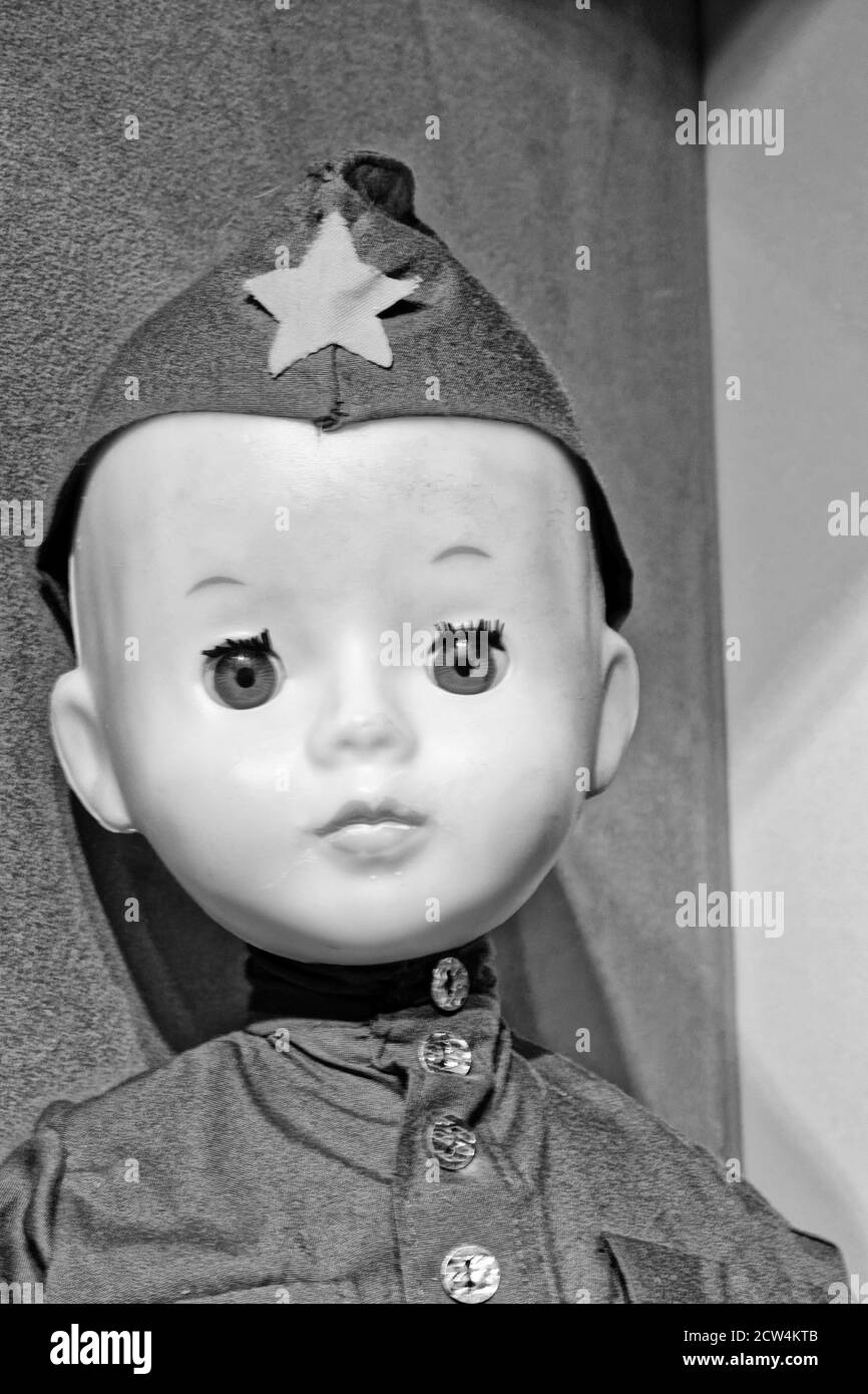 Soldier doll Black and White Stock Photos & Images - Alamy