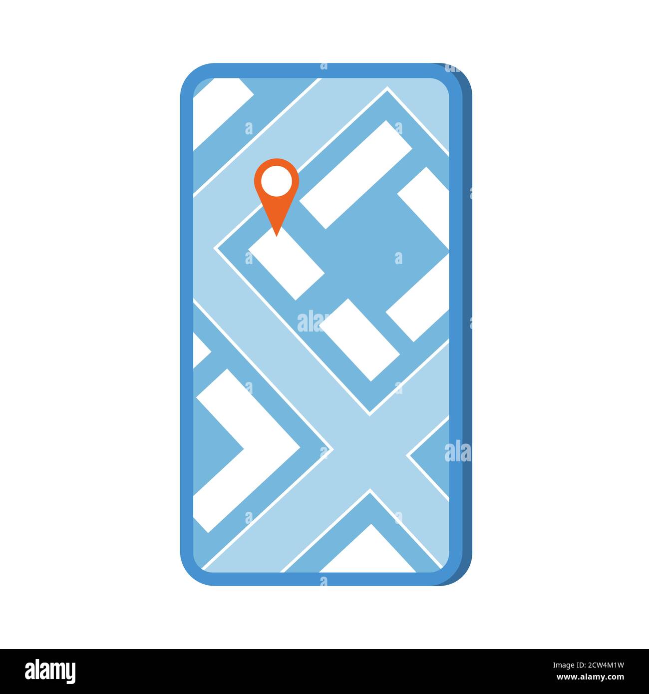 Find my device map Stock Vector Images - Alamy
