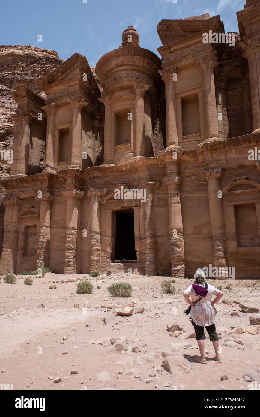 Jordan, Petra (UNESCO), Ad Deir (The Monastery) one of the largest ...