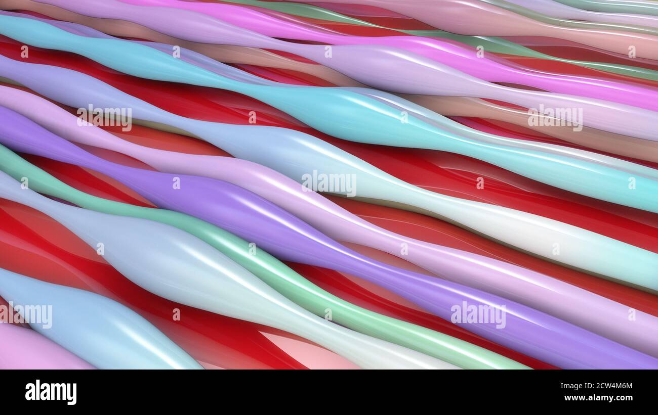 3d render. Abstract colorfully background illustration Stock Photo - Alamy