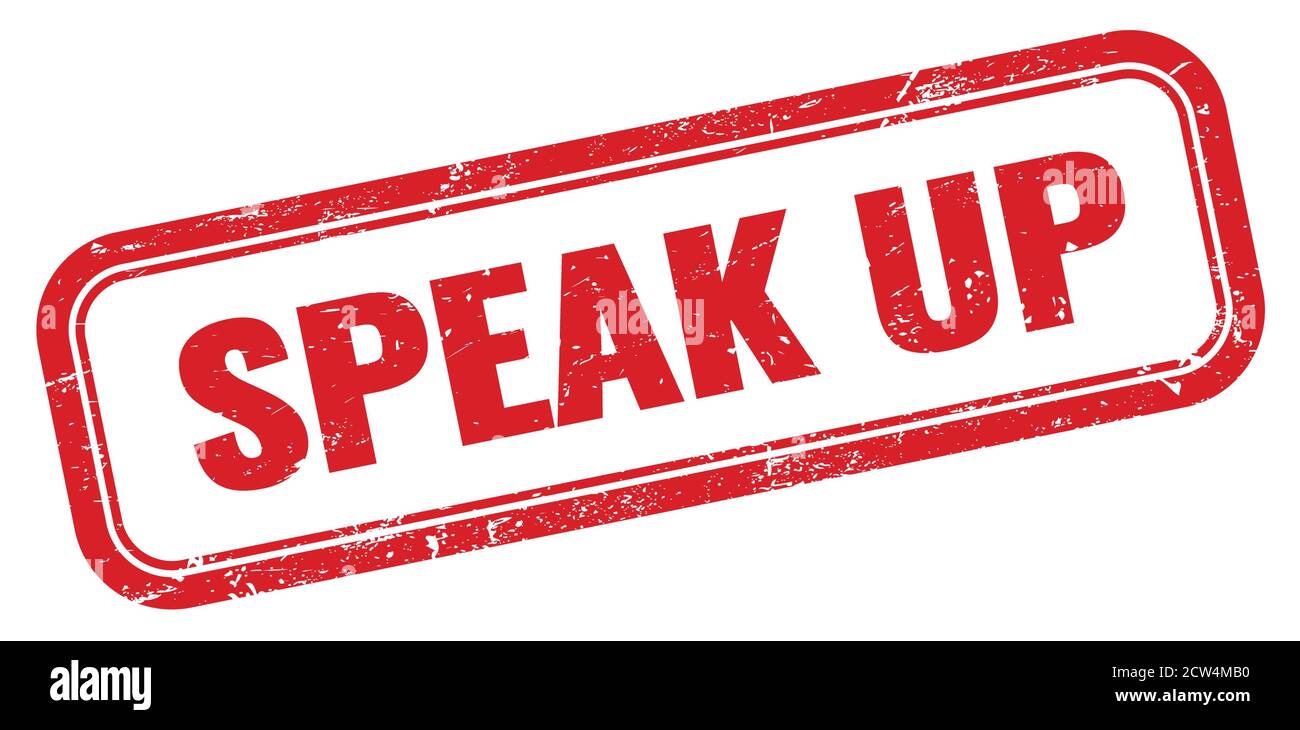 Speak up stamp hi-res stock photography and images - Alamy