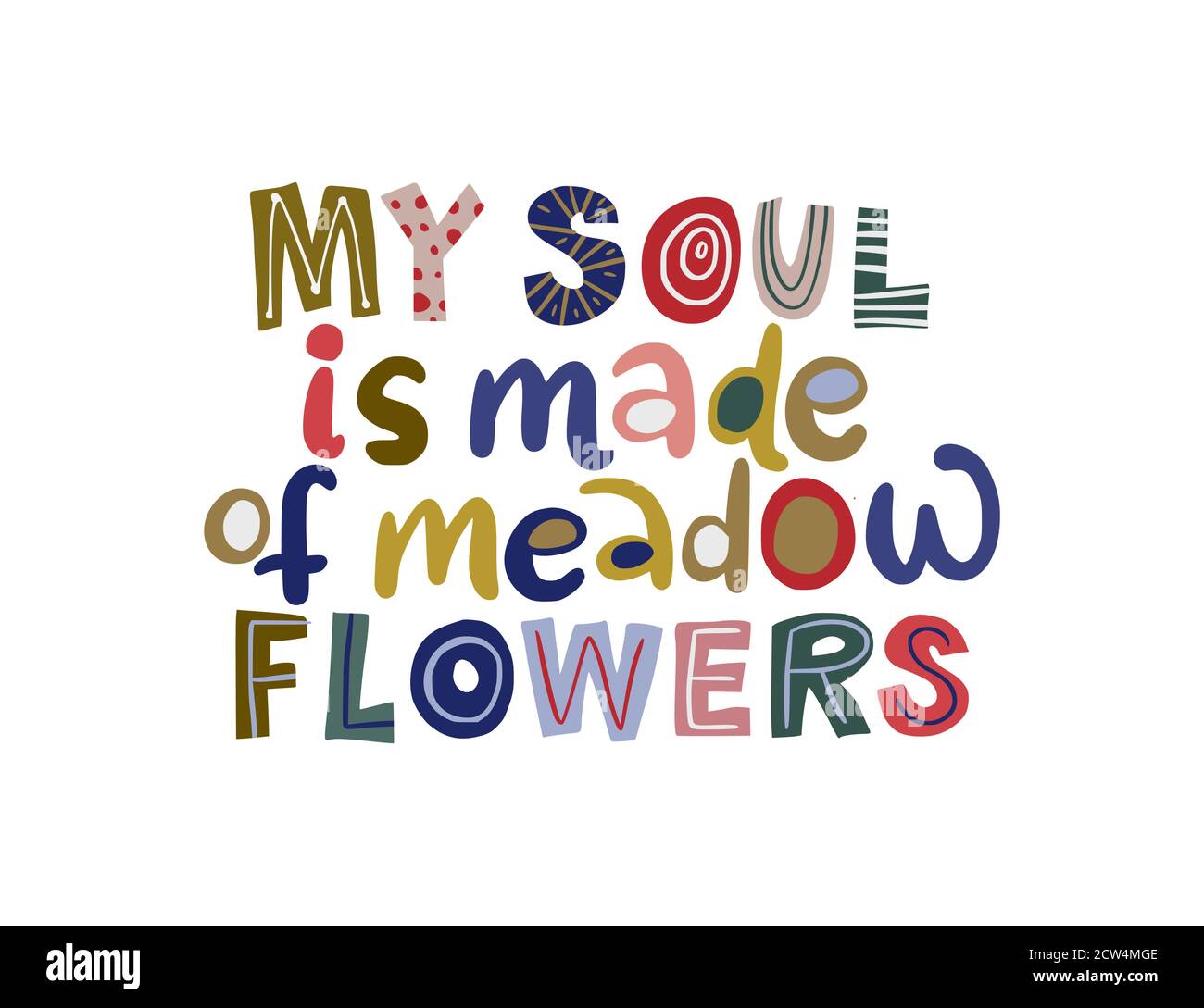 Letter made beautiful flowers Stock Vector Images - Alamy