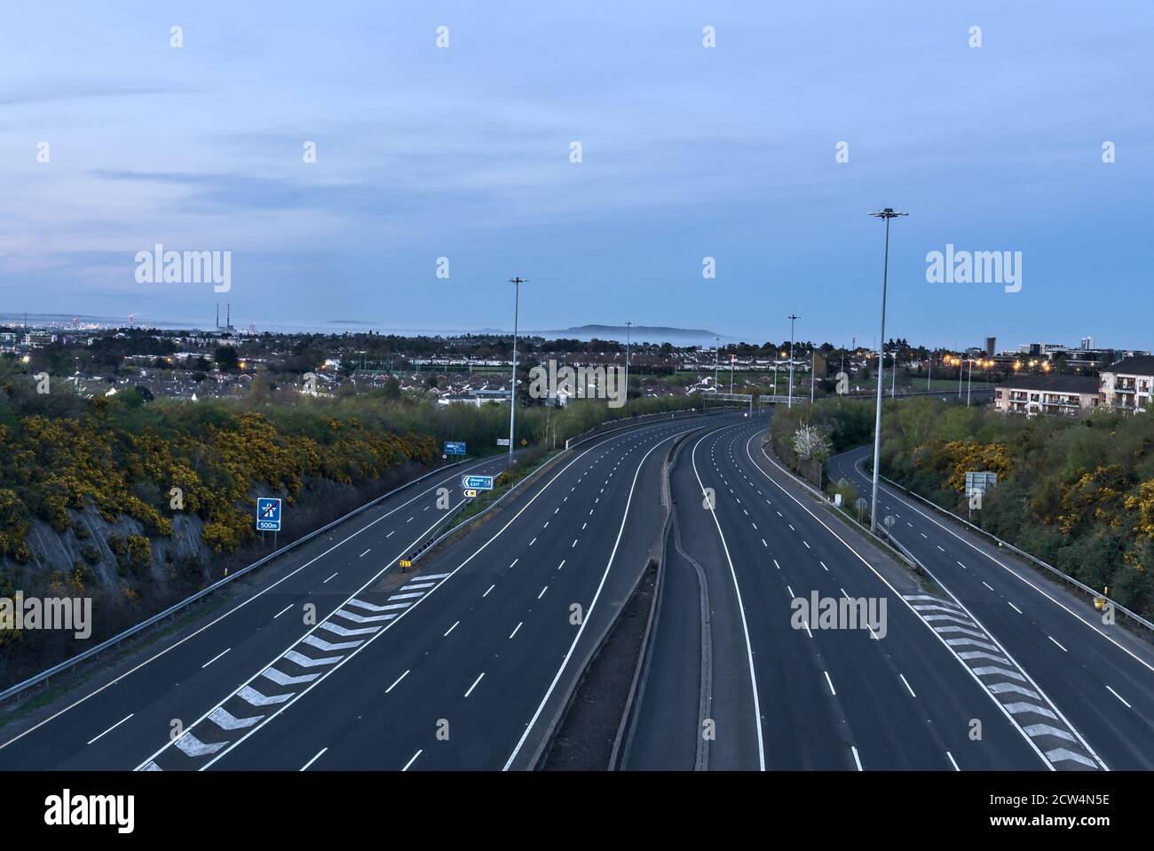 Ireland motorway 2020 hi-res stock photography and images - Alamy