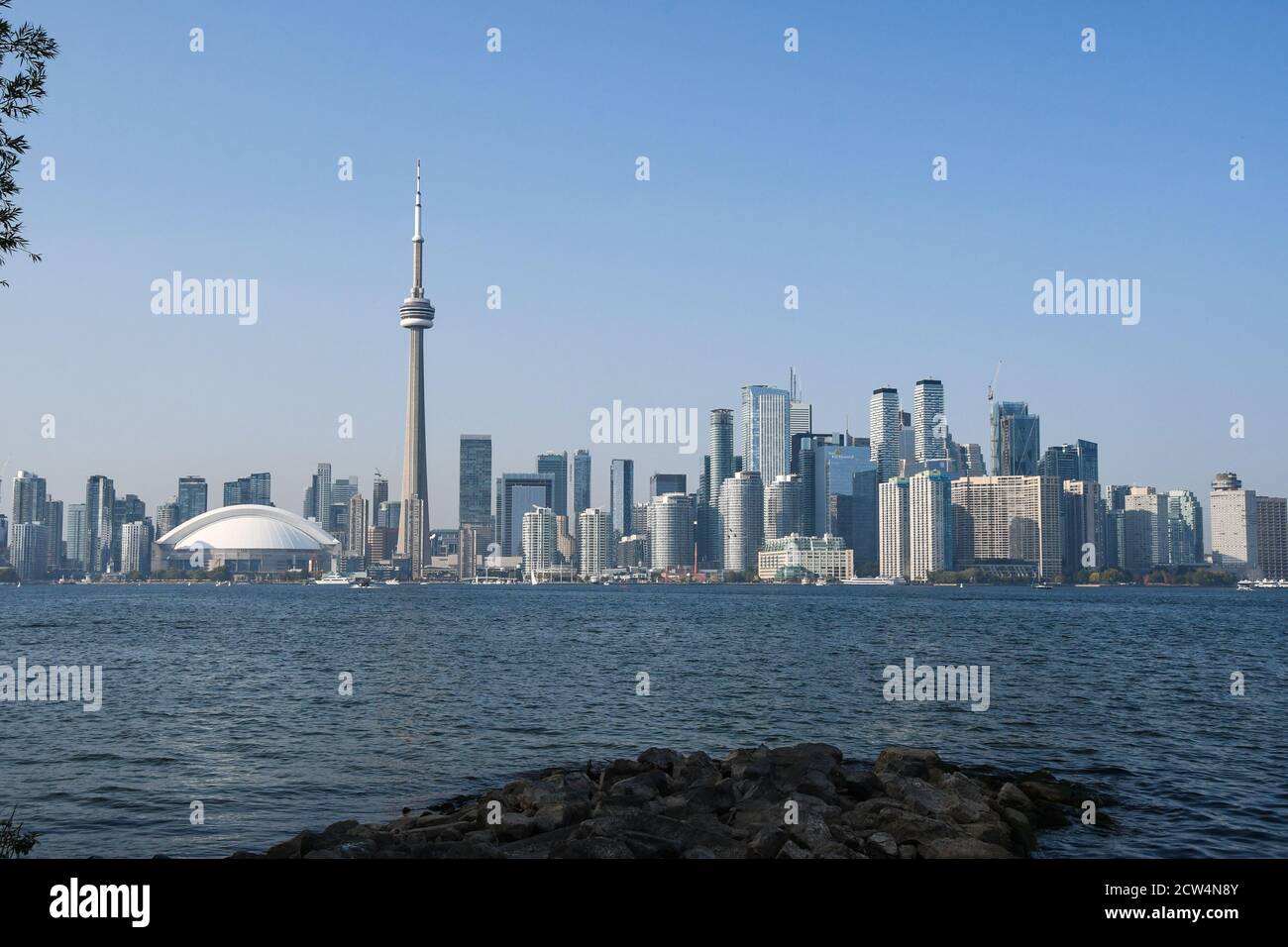 Toronto Island Skyline Stock Photo - Alamy