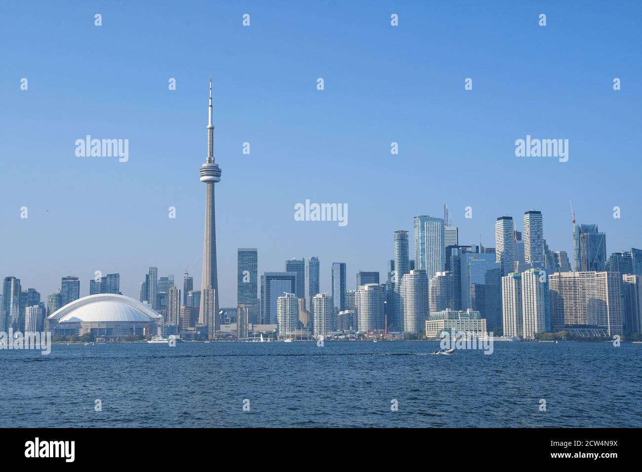 Toronto Island Skyline Stock Photo - Alamy