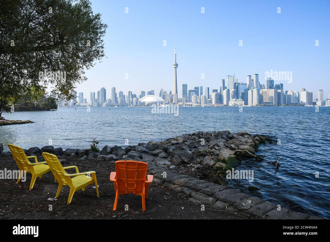 Toronto Island Skyline Stock Photo - Alamy
