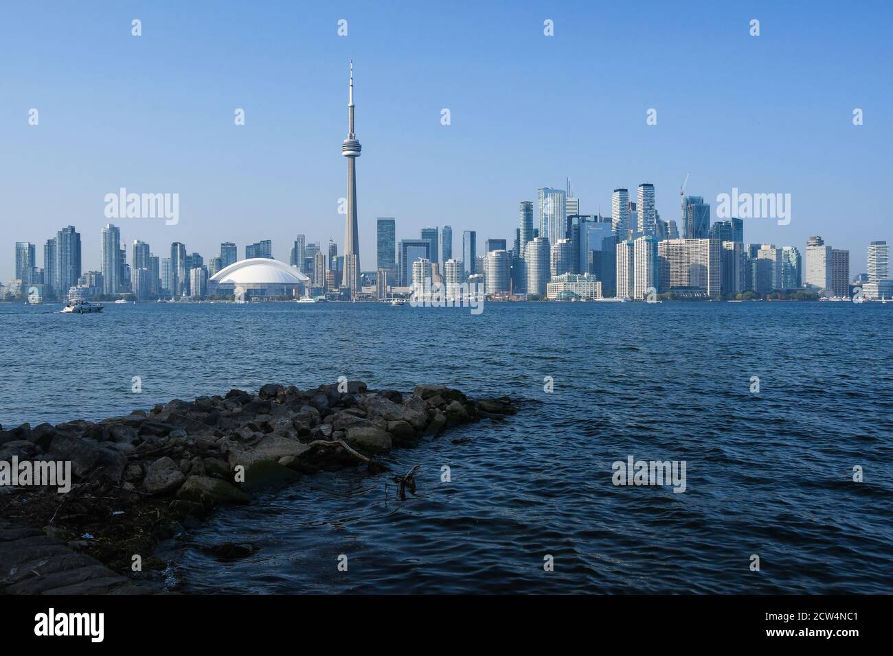 Toronto Island Skyline Stock Photo - Alamy