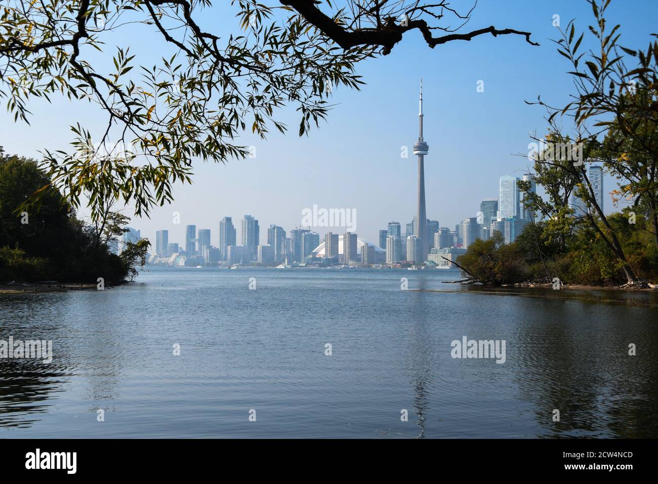 Toronto Island Skyline Stock Photo - Alamy