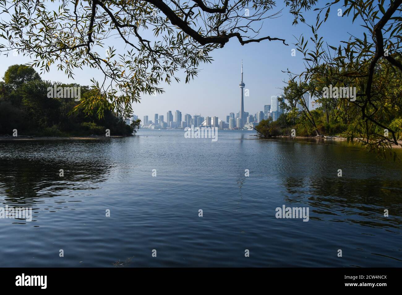 Toronto Island Skyline Stock Photo - Alamy