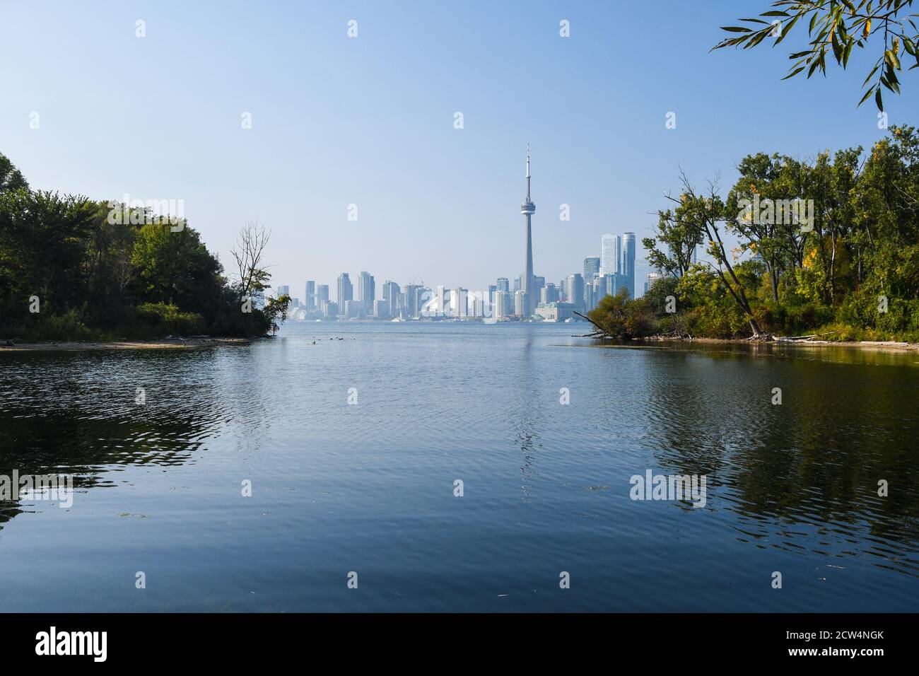 Toronto Island Skyline Stock Photo - Alamy