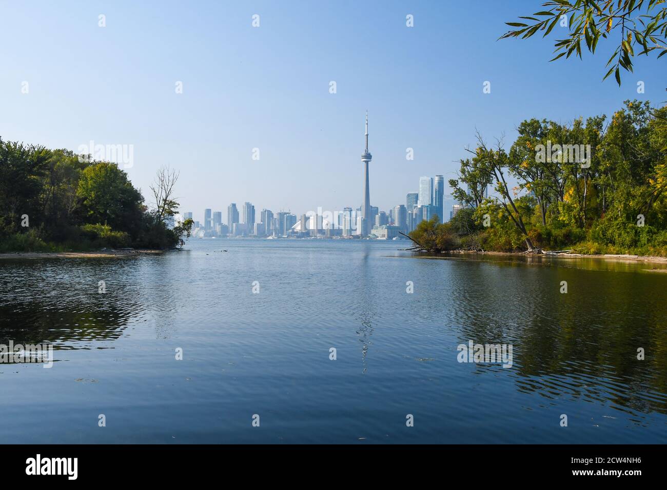 Toronto Island Skyline Stock Photo - Alamy