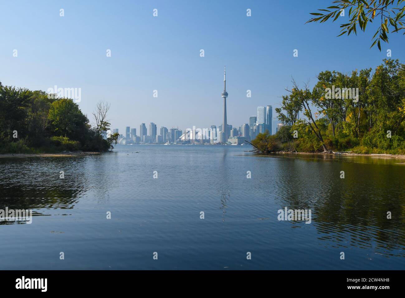 Toronto Island Skyline Stock Photo - Alamy