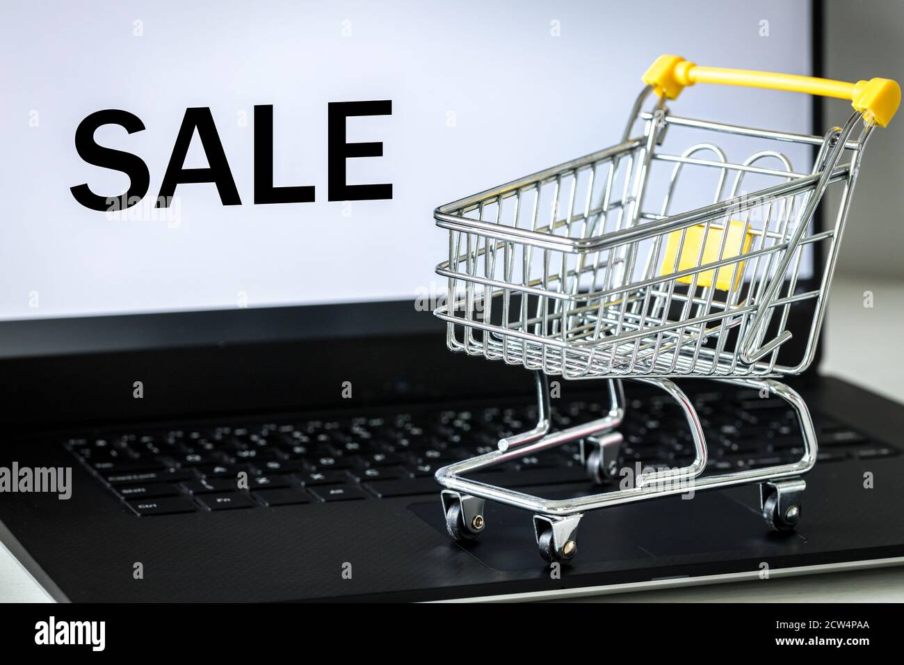 Computer Shopping Basket Graphic High Resolution Stock Photography and ...