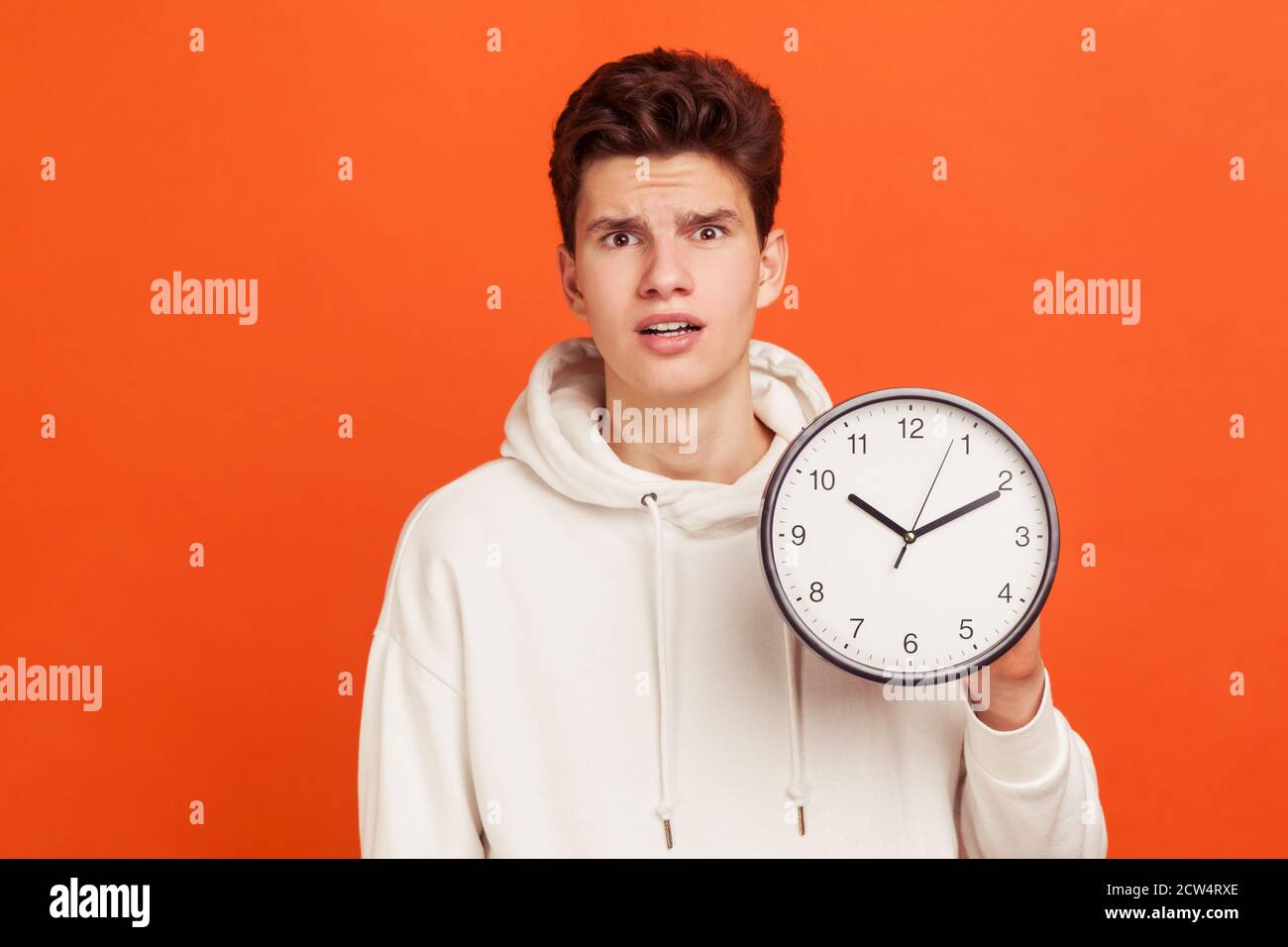 Teenager late in meeting hi-res stock photography and images - Alamy