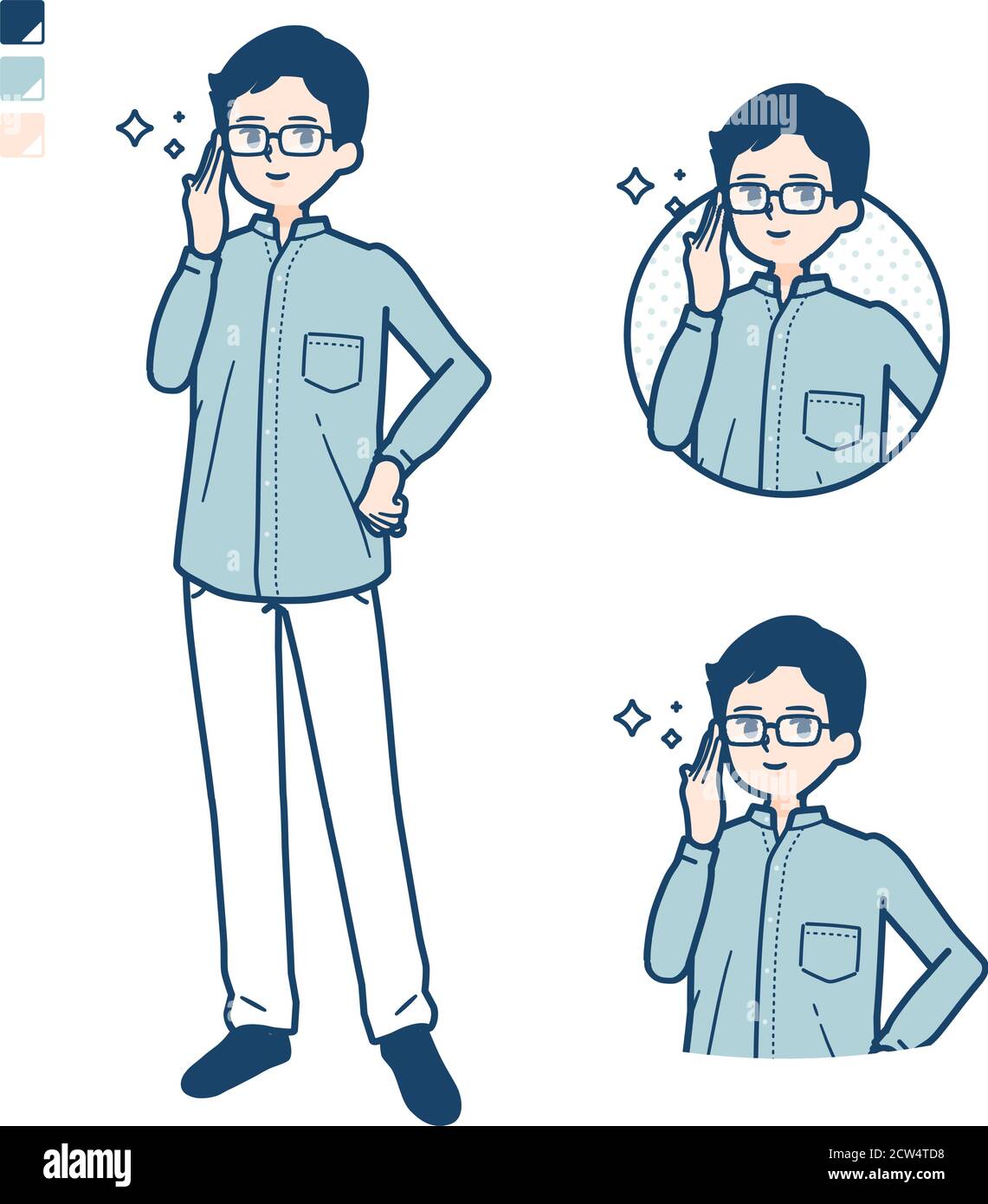 Asian fashion model in Stock Vector Images - Alamy