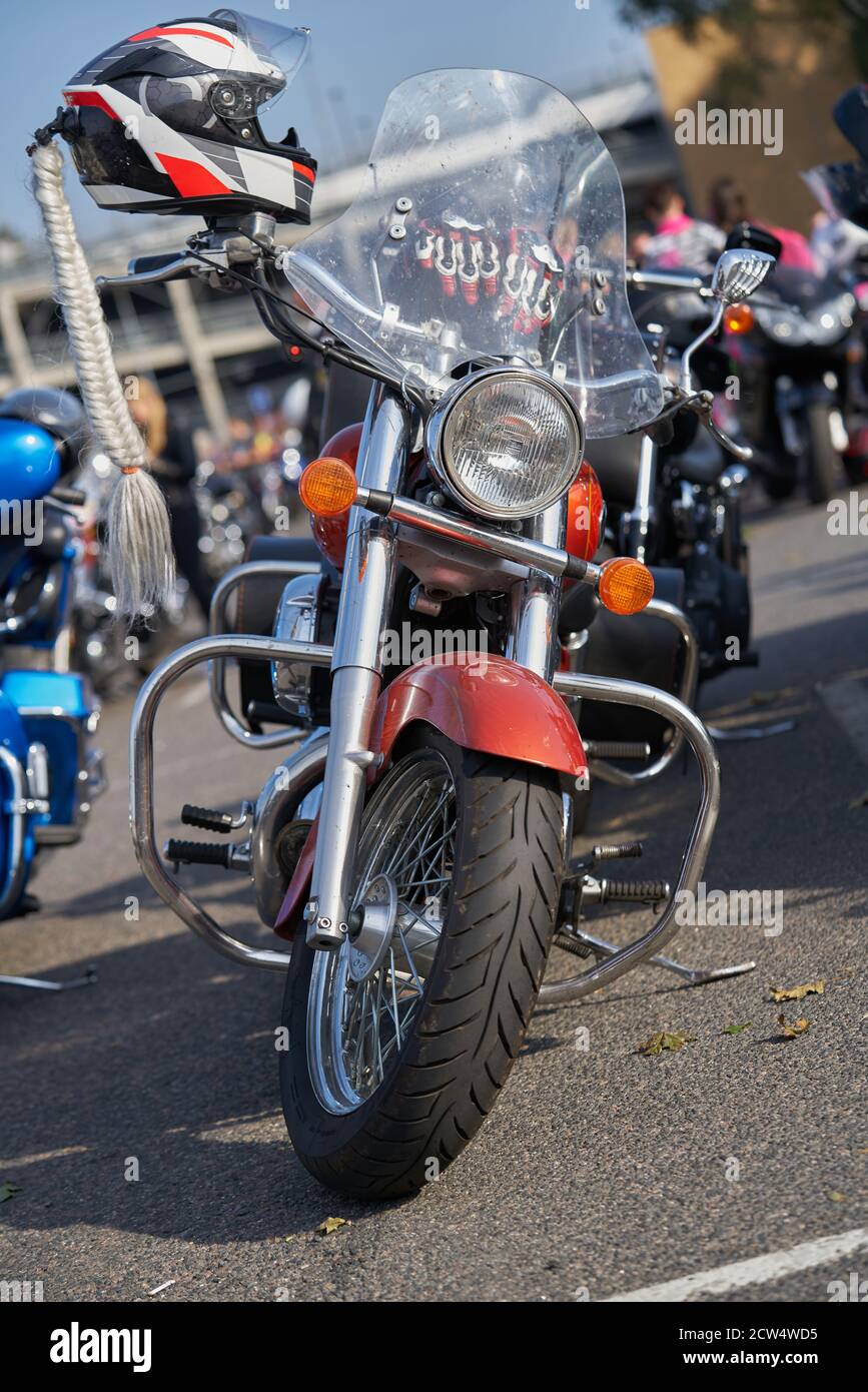 Young people driving motorcycle hi-res stock photography and images - Alamy