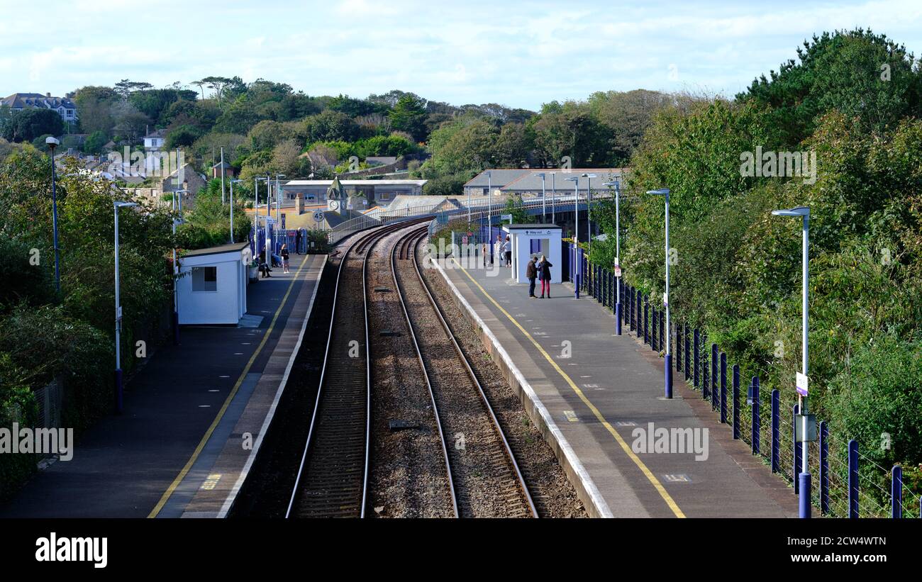 Hayle Railway Station Cornwall Stock Photo - Alamy