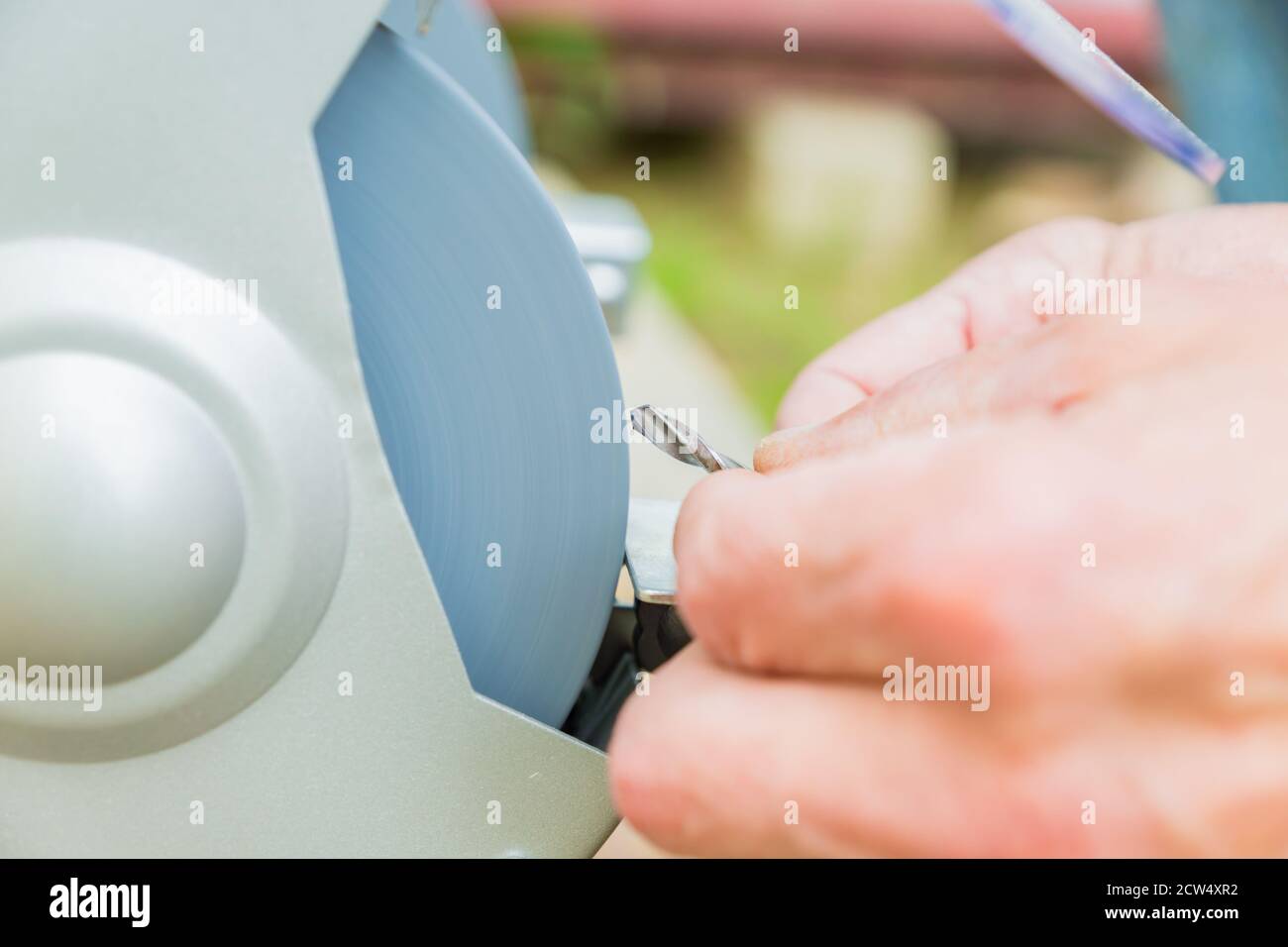 Blade sharpener mower hi-res stock photography and images - Alamy
