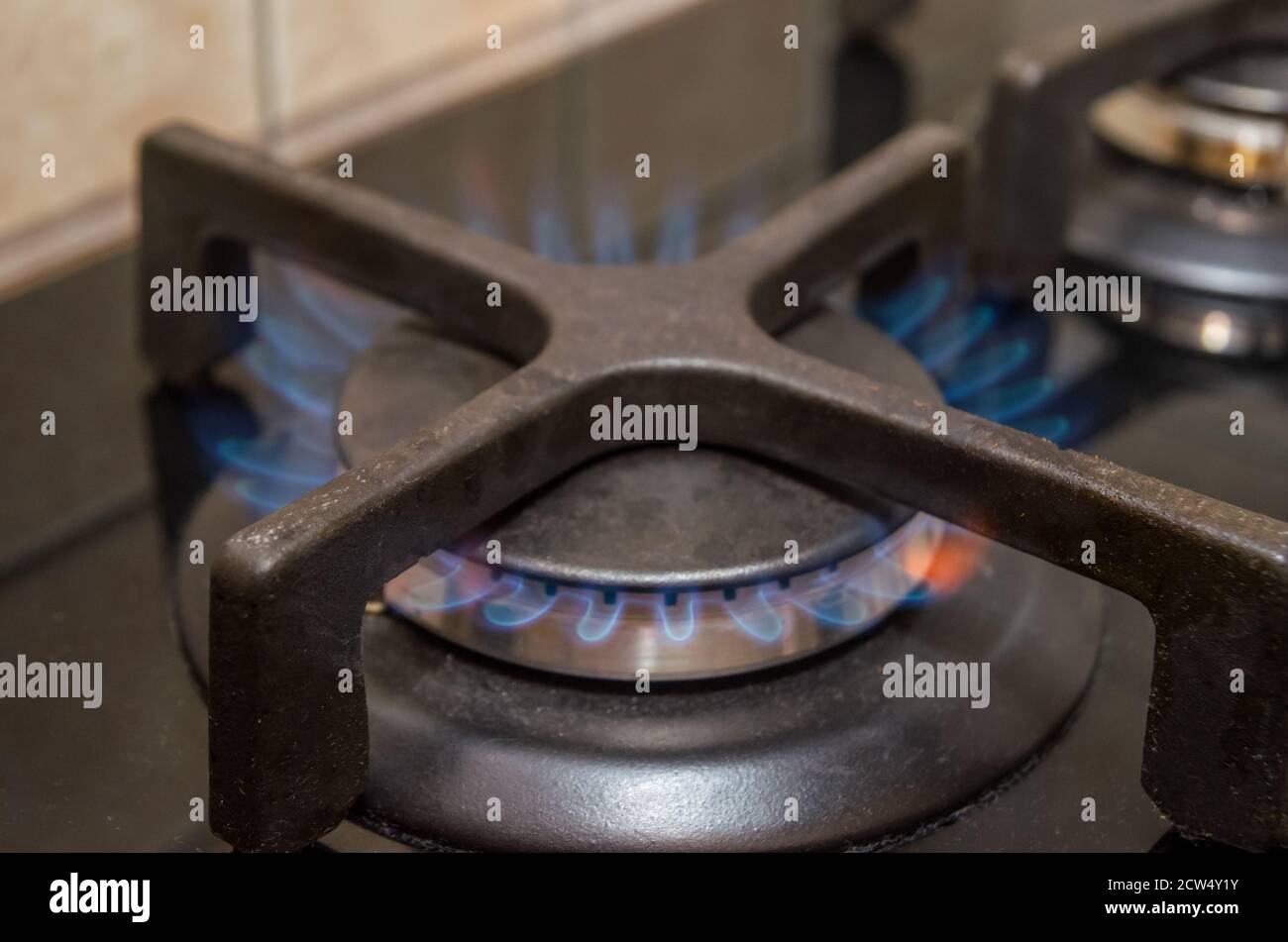 Burning fire flames in circular hi-res stock photography and images - Alamy