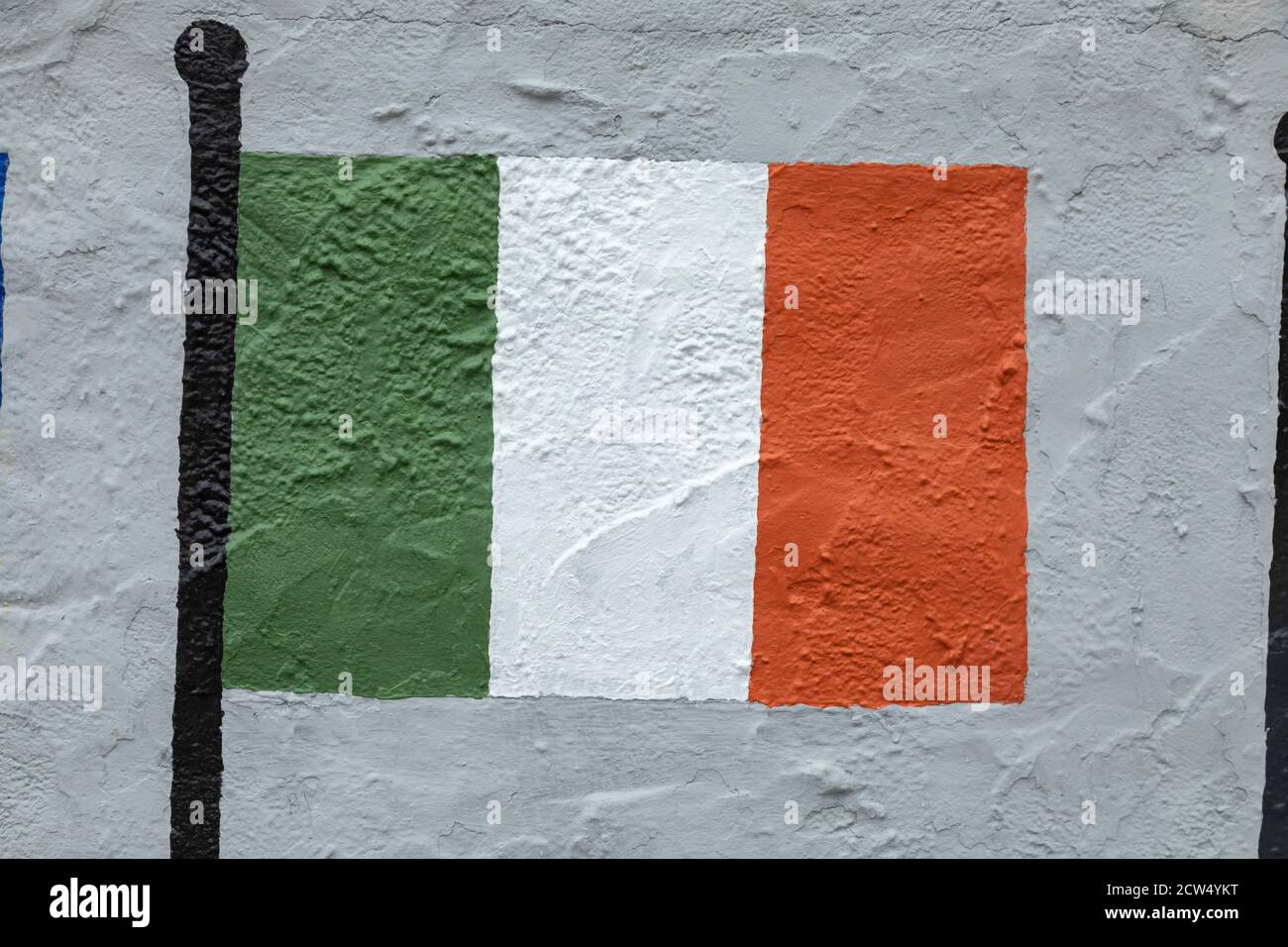 Ireland brush flag hi-res stock photography and images - Alamy