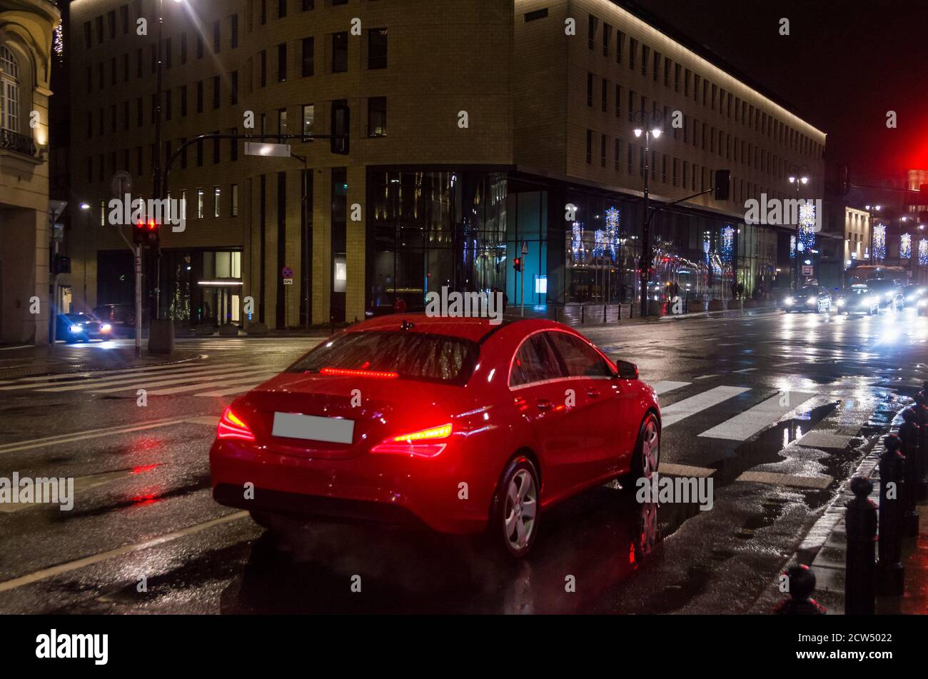 The path night city bridge way hi-res stock photography and images - Alamy
