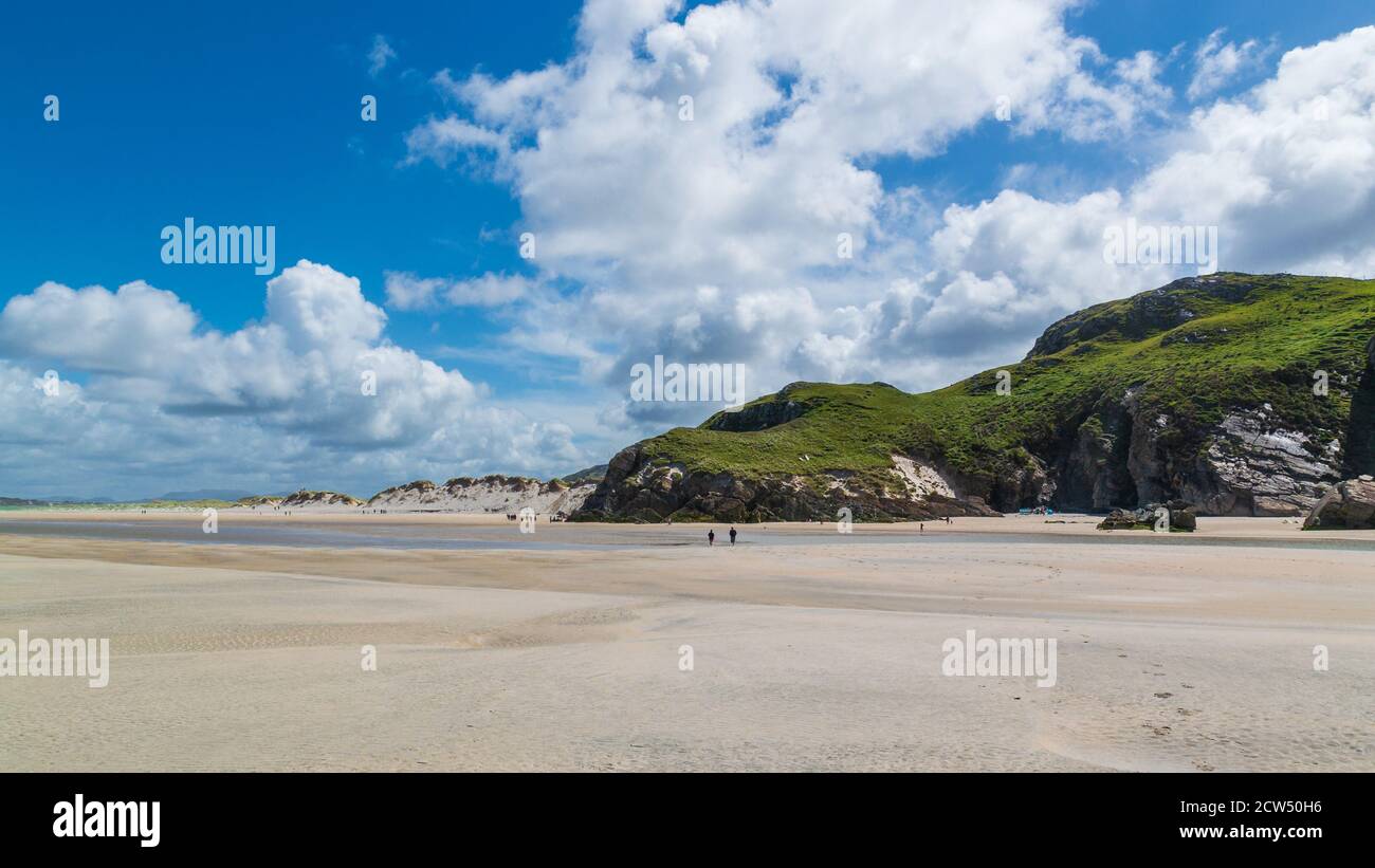 Beautiful scenery of Maghera beach at Ardara, county Donegal, Ireland ...