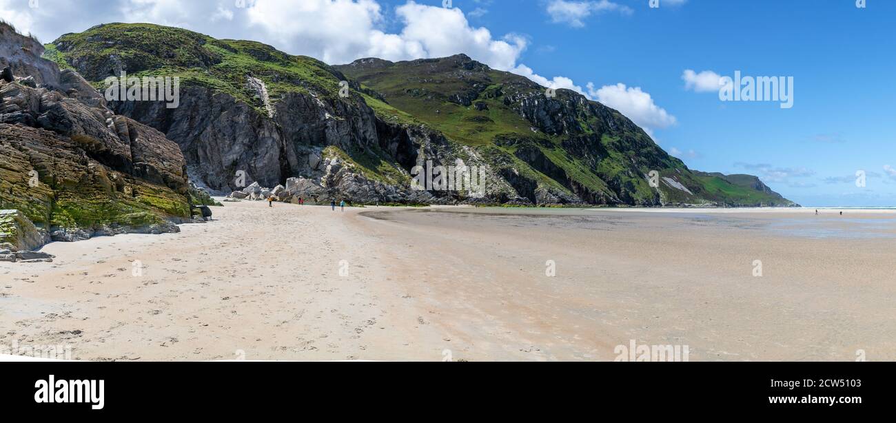 Beautiful scenery of Maghera beach at Ardara, county Donegal, Ireland ...