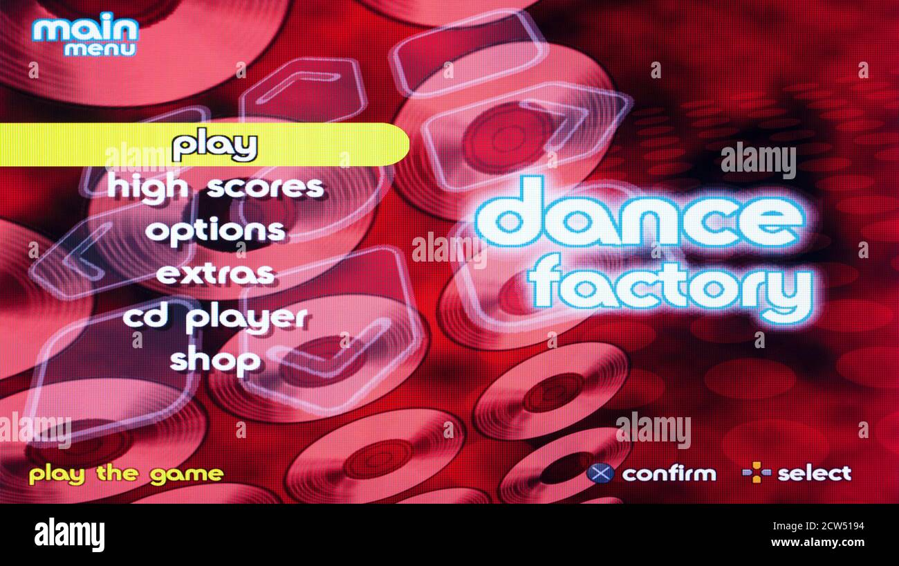 Dance Factory - Sony Playstation 2 PS2 - Editorial use only Stock Photo ...