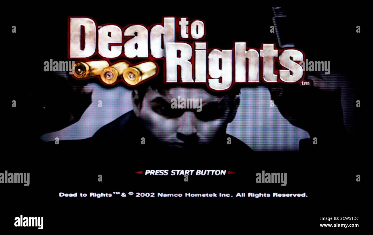 Dead to Rights - Sony Playstation 2 PS2 - Editorial use only Stock ...