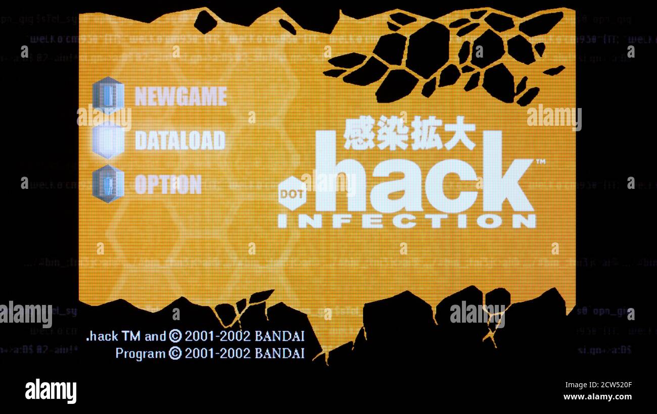.hack Infection - Sony Playstation 2 PS2 - Editorial use only Stock ...
