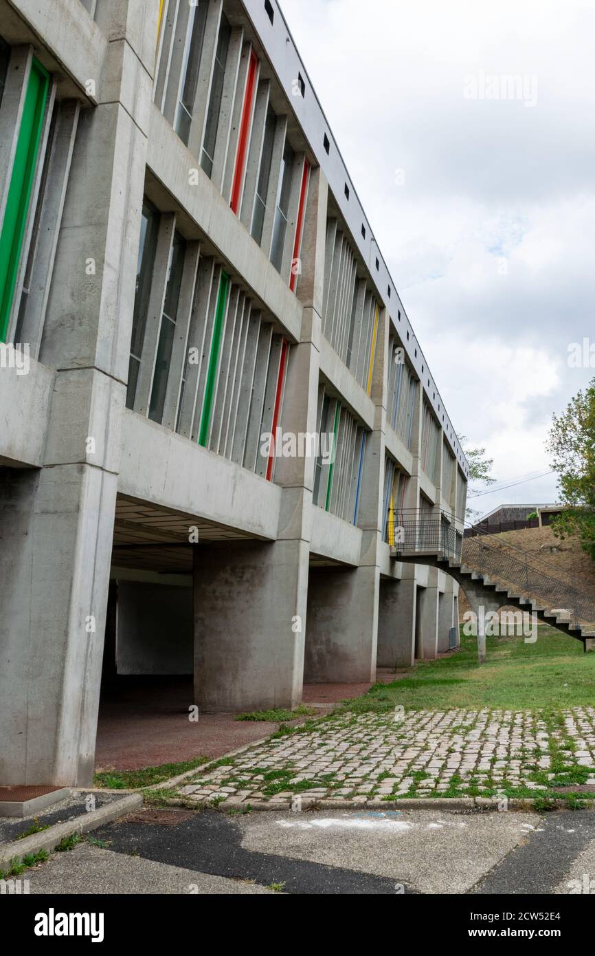 Site Le Corbusier - Firminy Stock Photo - Alamy