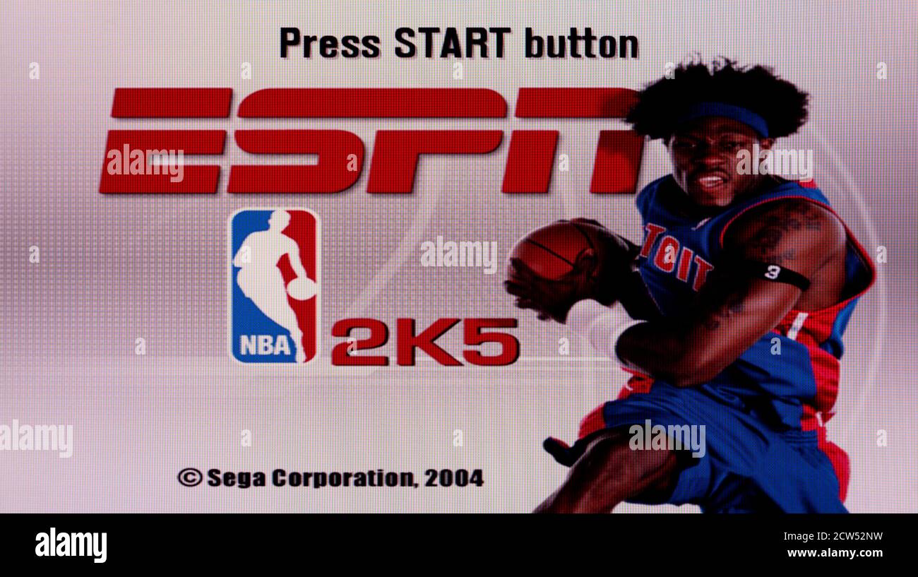ESPN NBA 2K5 - Sony Playstation 2 PS2 - Editorial use only Stock Photo ...