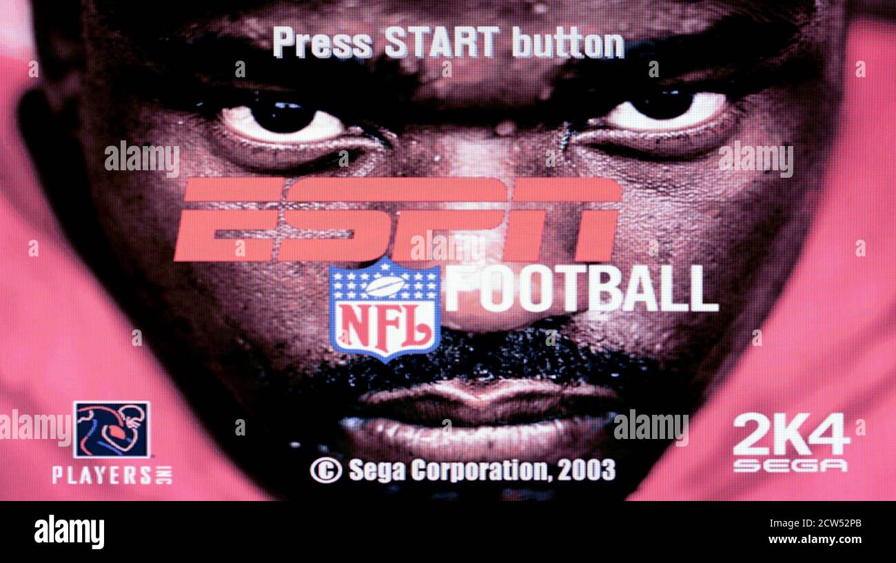 ESPN NFL Football 2K4 - Sony Playstation 2 PS2 - Editorial use only ...