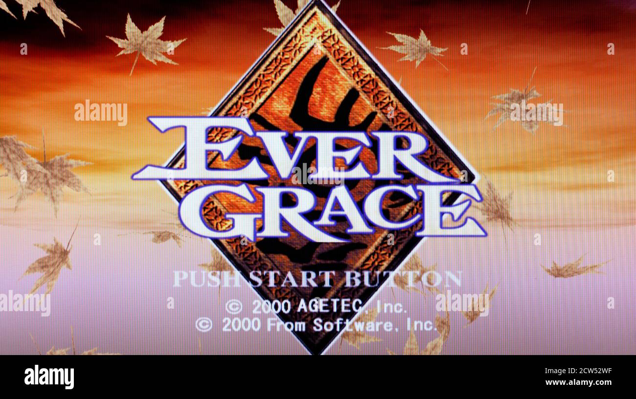 Ever Grace - Sony Playstation 2 PS2 - Editorial use only Stock Photo ...