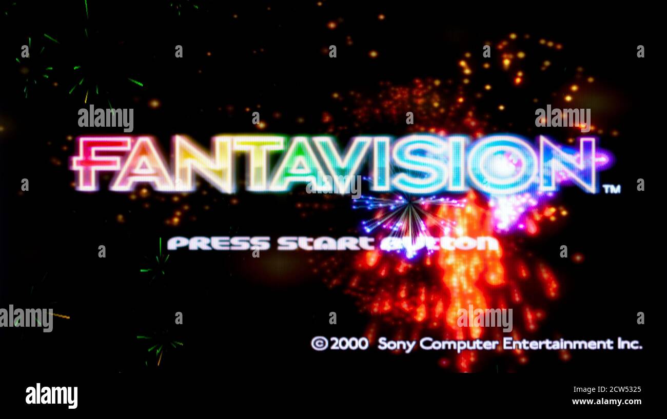 Fantavision - Sony Playstation 2 PS2 - Editorial use only Stock Photo ...