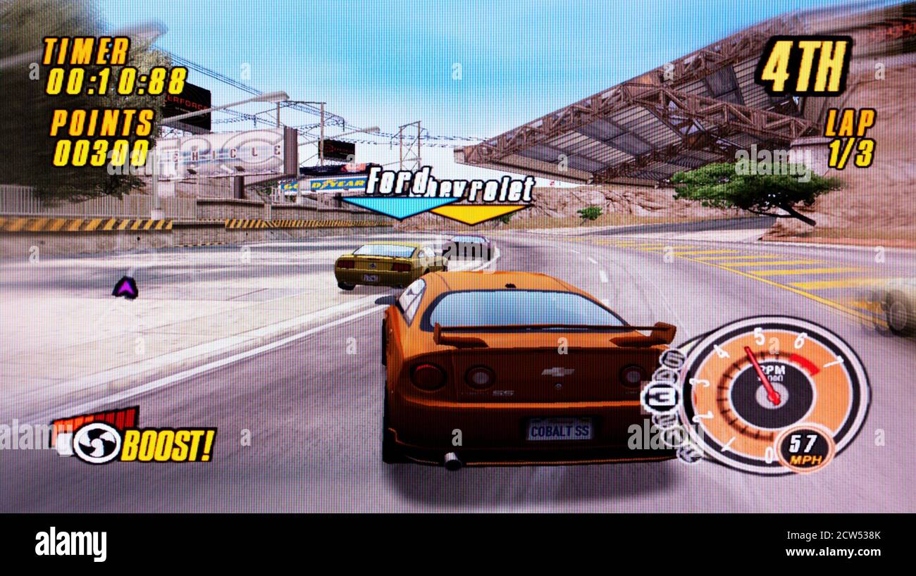 Ford vs Chevy - Sony Playstation 2 PS2 - Editorial use only Stock Photo ...