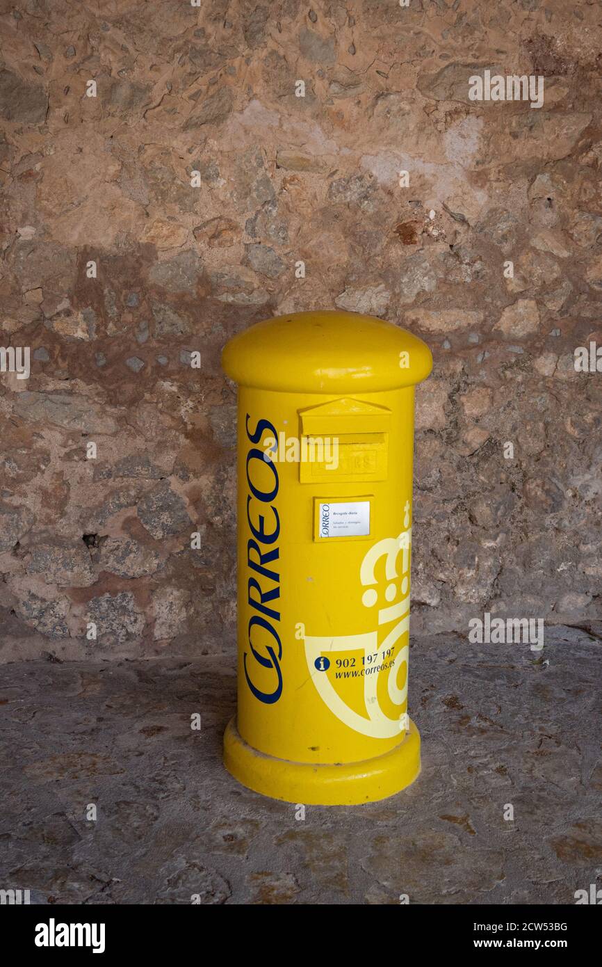 A post box in Spain Stock Photo - Alamy