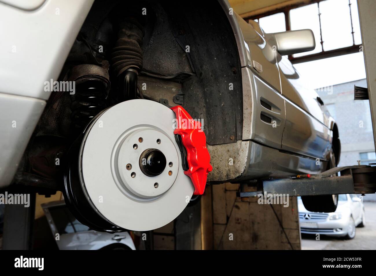 Car brakes hi-res stock photography and images - Alamy