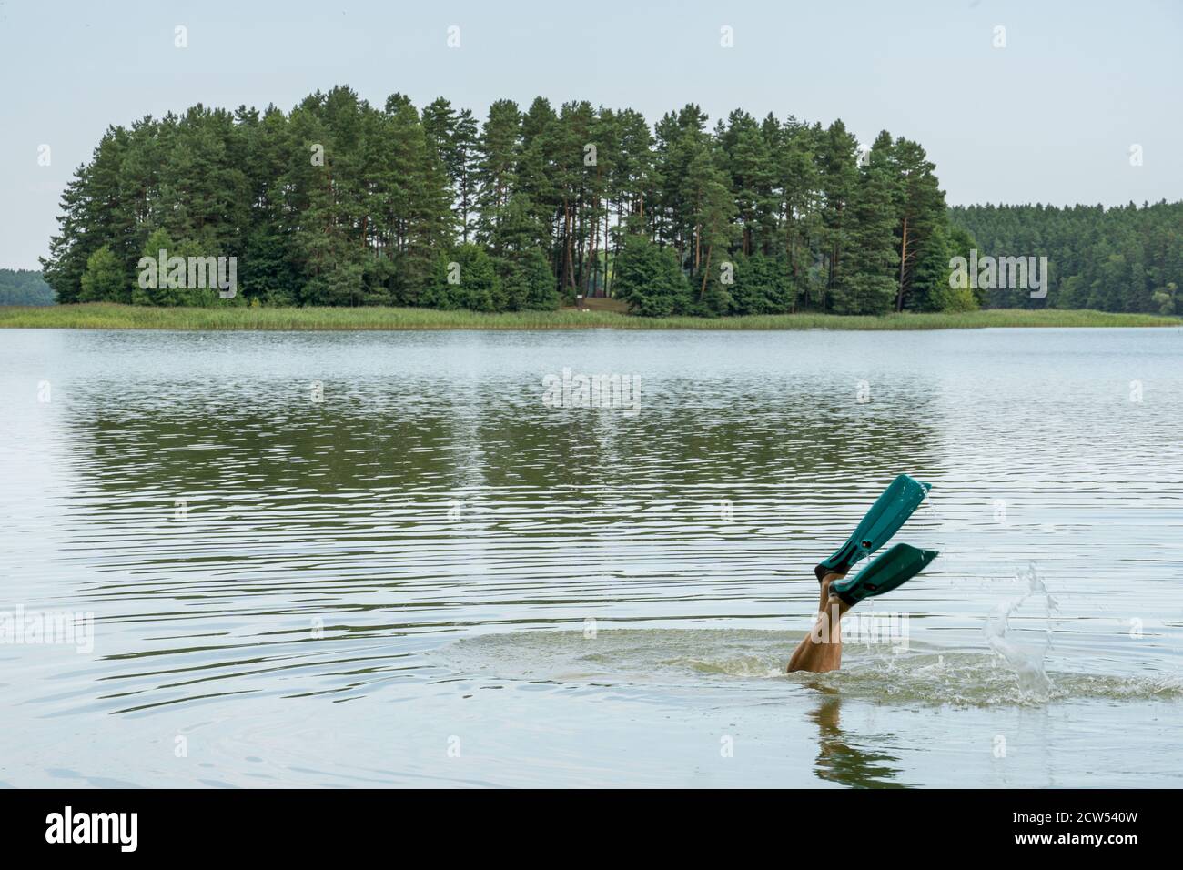 Island Of Love on Zyzdroj Lake and snorkeling on polish kayak route ...