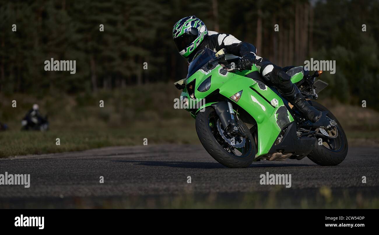 Black people riding motorcycle hi-res stock photography and images - Alamy