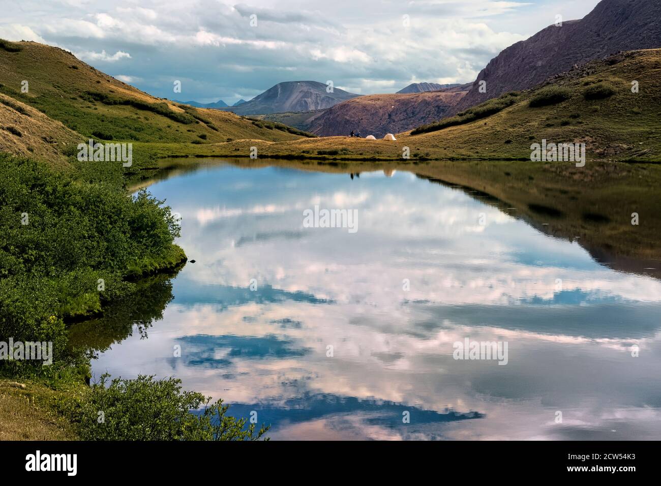 Overlooking Cataract Lake on the 485 mile Colorado Trail, near Lake ...