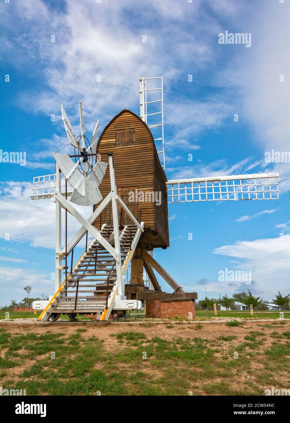 Texas, Lubbock, American Wind Power Center, windmill museum Stock Photo ...